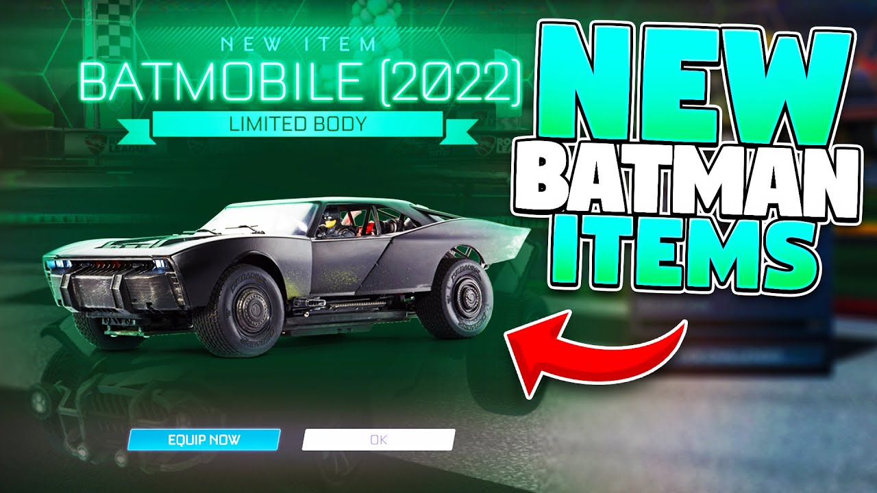 NEW Batmobile 2022 DLC On Rocket League! The Batman - YouTube