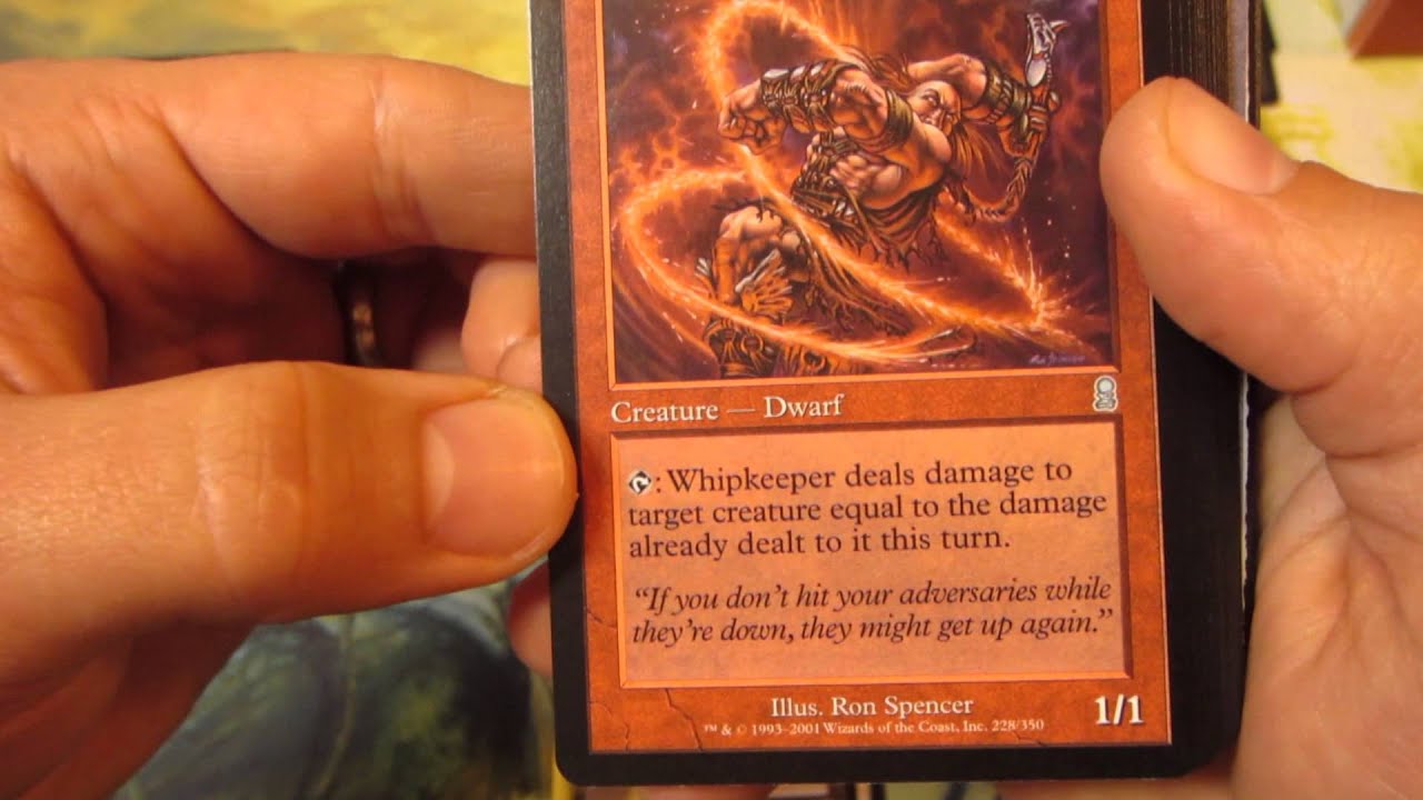 MTG Odyssey Tournament Pack Opening x2 10/21/13 - YouTube