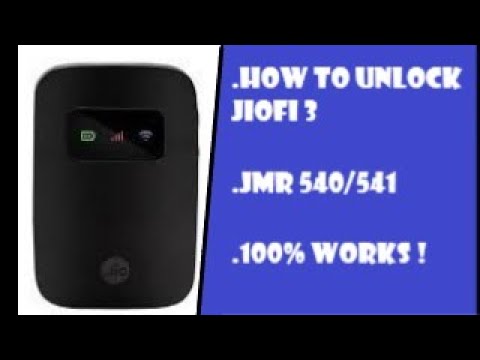 [ TUTORIAL ] HOW TO UNLOCK JIOFI 3 JMR 540/541 [ XDA DEVELOPERS ] 2021 100% WORKING