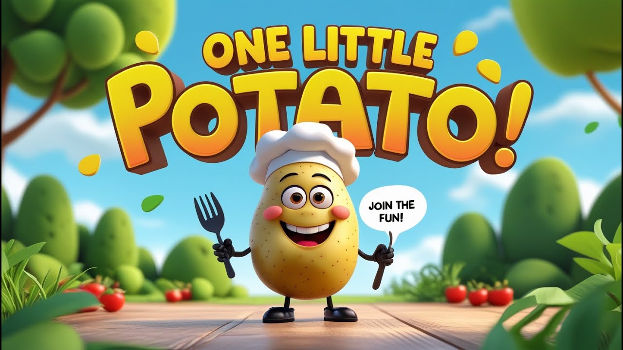 One Little Potato | Nursery Rhyme | Toddler Poem - YouTube