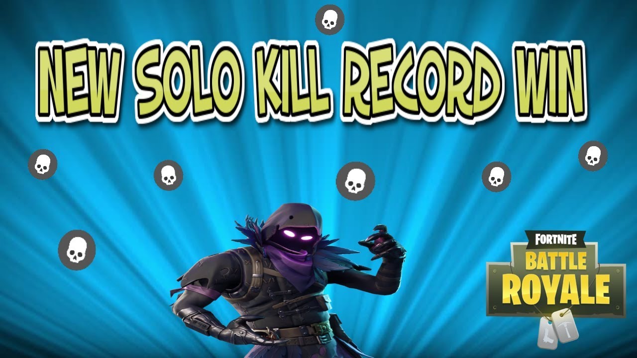 New Solo Kill Record Win - FORTNITE - YouTube