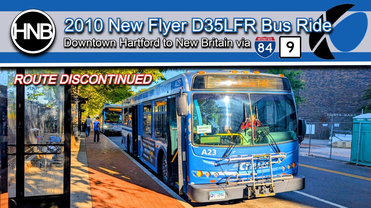 Final Ever CT Transit HNB Bus Ride: 2010 New Flyer D35LFR A23 from ...