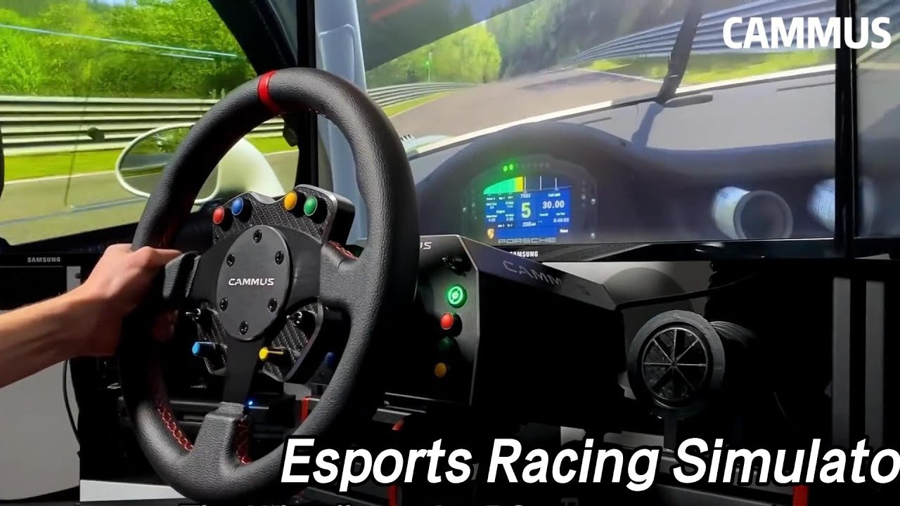 Ergonomic Sim Esports Racing Simulator Aluminum Pedal Angle Adjustable ...