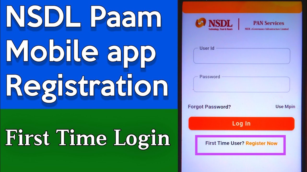 nsdl paam mobile app registration|nsdl paam app first time login|how to ...