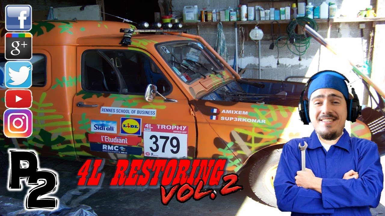 LA 4L PART EN PIÈCES - 4L RESTORING #2 - YouTube