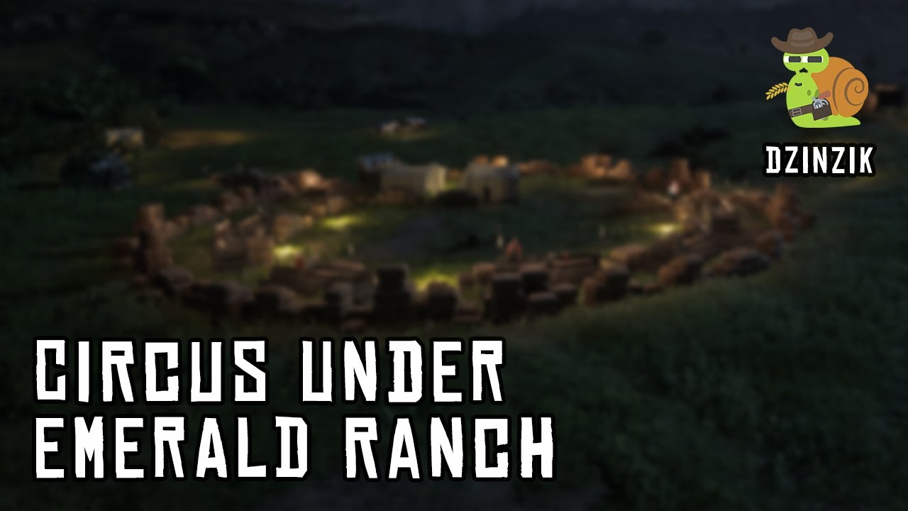 RDR2 - Circus under Emerald Ranch REDM YMAP - YouTube