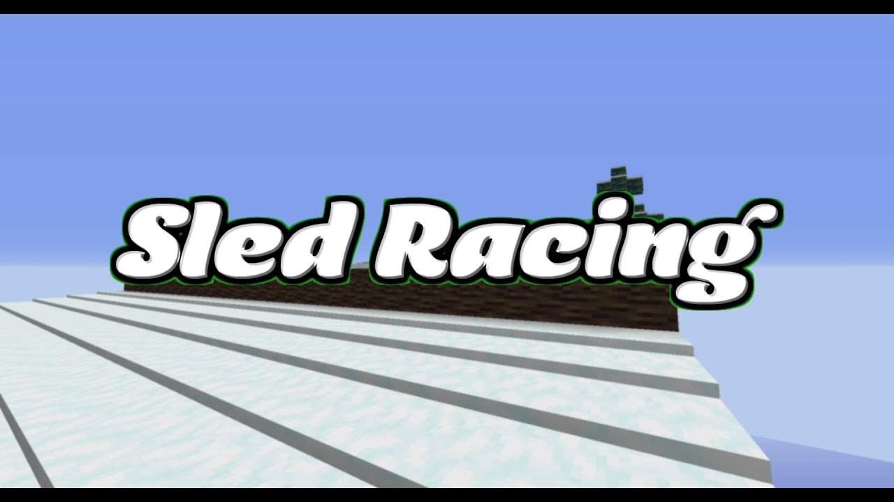 Sled Racing in Minecraft! - YouTube