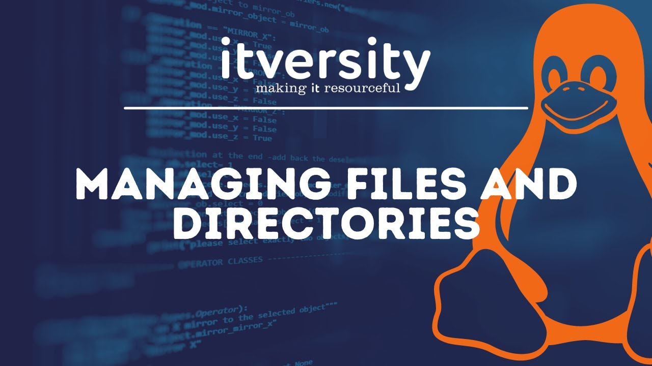 Session03 - Managing Files and Directories - Creating Files Using touch - YouTube