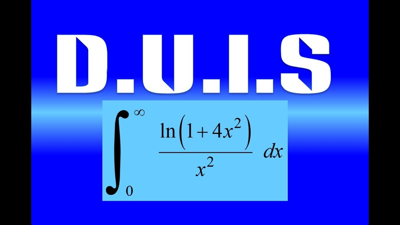 ADVANCED Differentiation under the integral sign (2) - YouTube