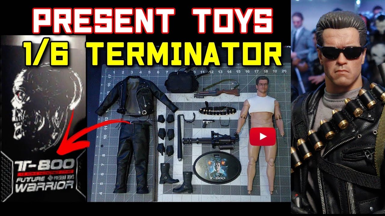 1/6 T800 FUTURE WARRIOR Terminator by Present Toys Review & Comparación ...