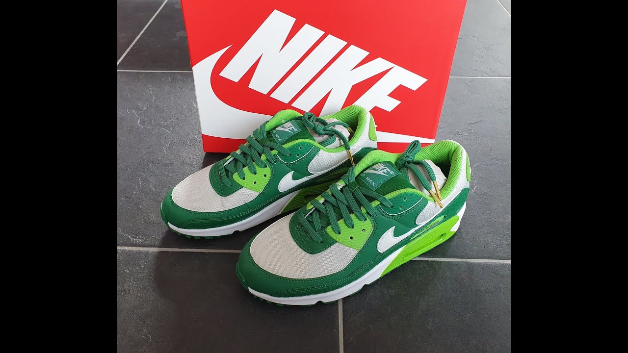 Nike Air Max 90 St Patricks Day 2021 DD8555 300 - YouTube
