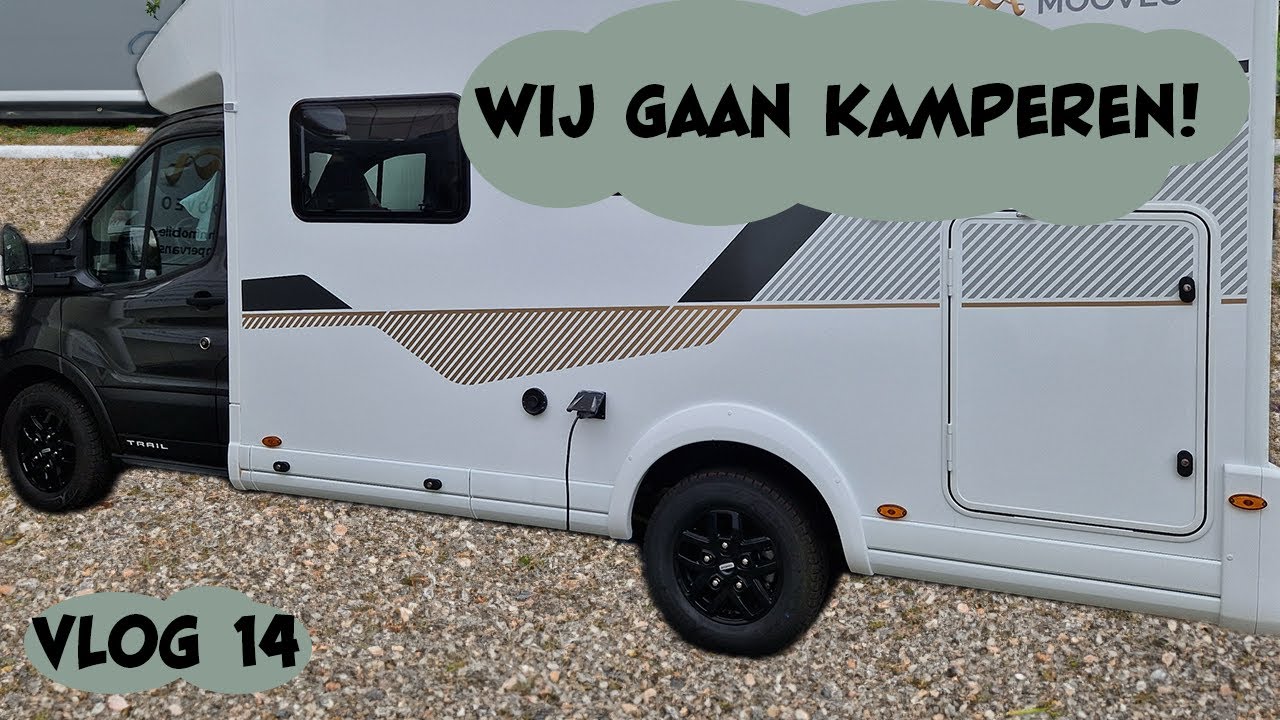 eerste keer kamperen met onze nieuwe camper vlog 14 - YouTube