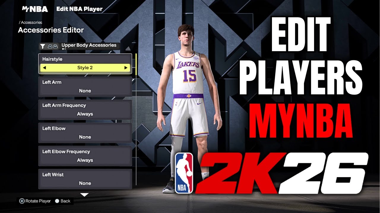 How to Edit Players in NBA 2K26 MyNBA - YouTube