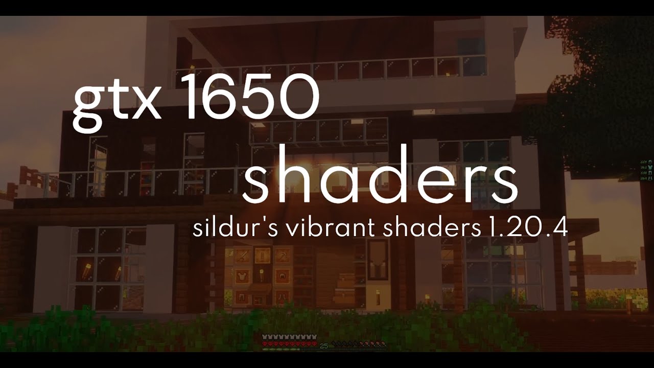 GTX 1650 Sildur's vibrant SHADERS: Minecraft 1.20.4 - YouTube