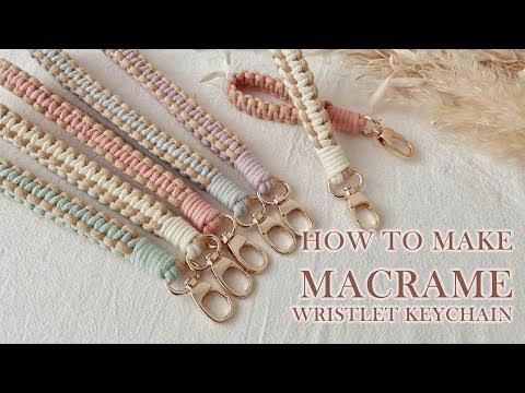 DIY Tutorial | Macrame Wristlet DIY VLOG 009 - YouTube