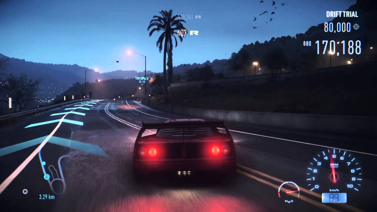 Need for Speed™ 2015 Ferrari F40 amazing Drift - YouTube