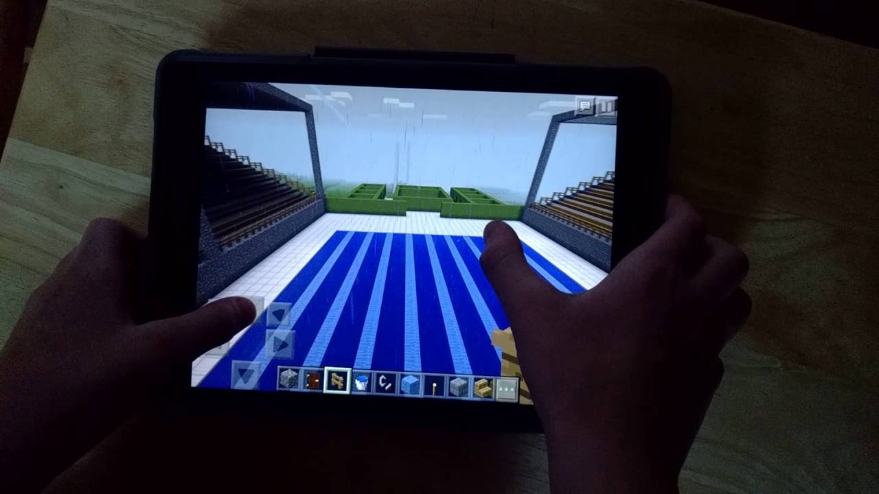 Olympic Swimming Pool Made with Minecraft - YouTube