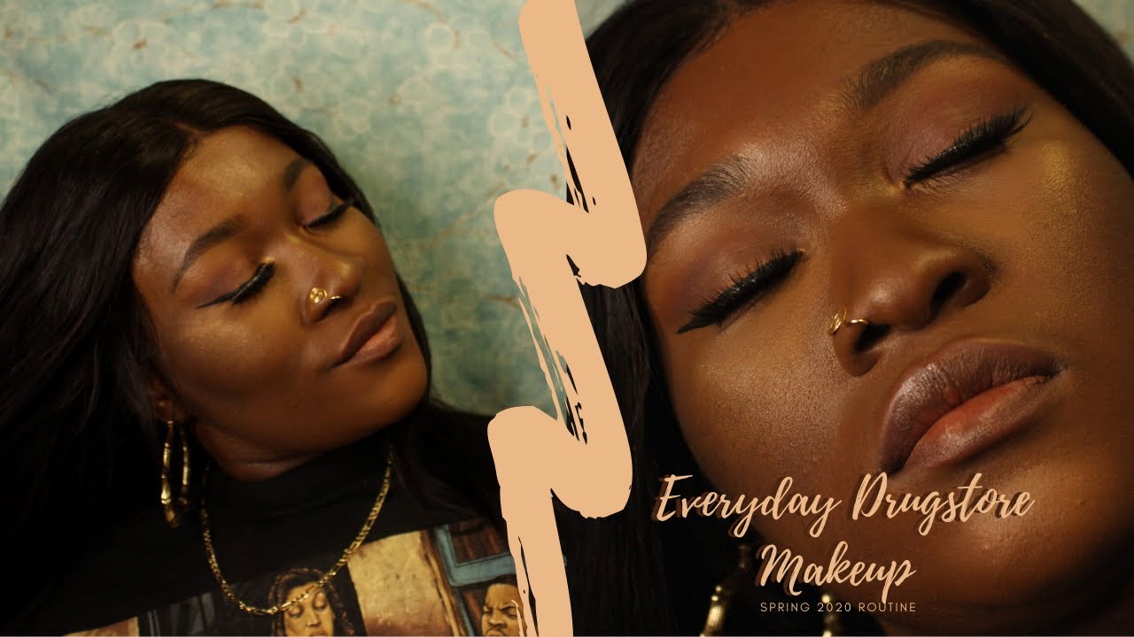 Everyday Drugstore Makeup Tutorial Spring 2020 | Dark Skin / WOC Friendly - YouTube