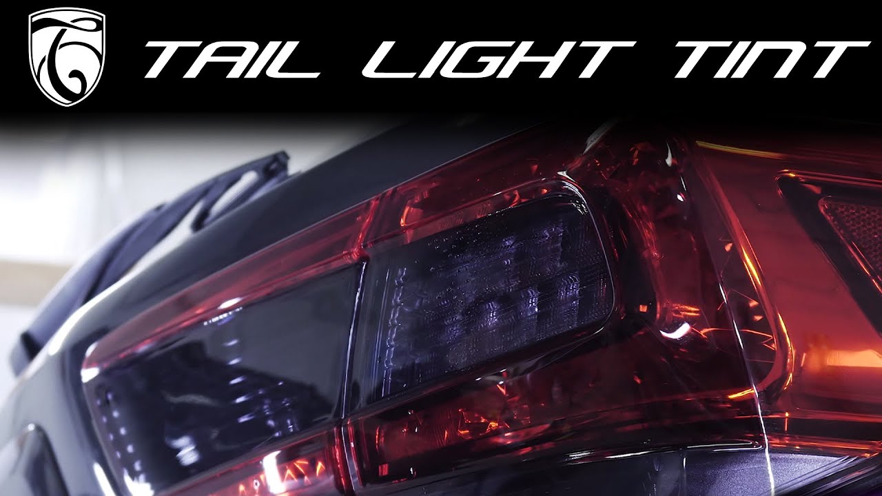 Tinting Tail Lights With STEK Fashion Film Smoked - YouTube