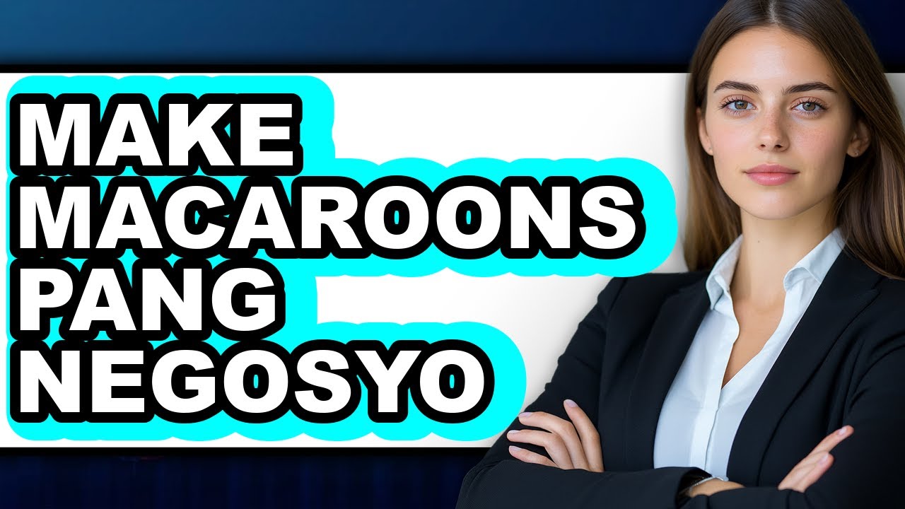 How To Make Macaroons Pang Negosyo (Easy Method) - YouTube
