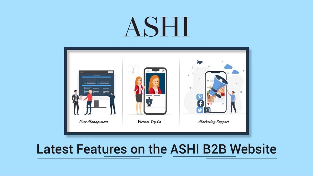 Latest Features on ASHI B2B Website - YouTube