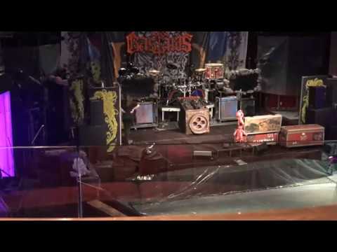 GWAR STAGE SET UP TIME LAPSE - YouTube