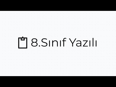 8.SINIF MATEMATİK 1.DÖNEM 1.YAZILI