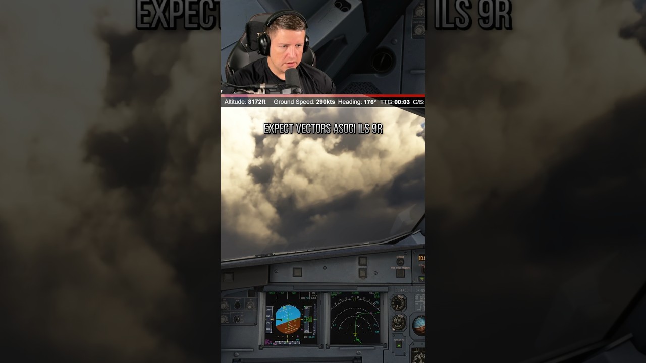 Vatsim approach vectors to Philly on Airbus A320 - YouTube