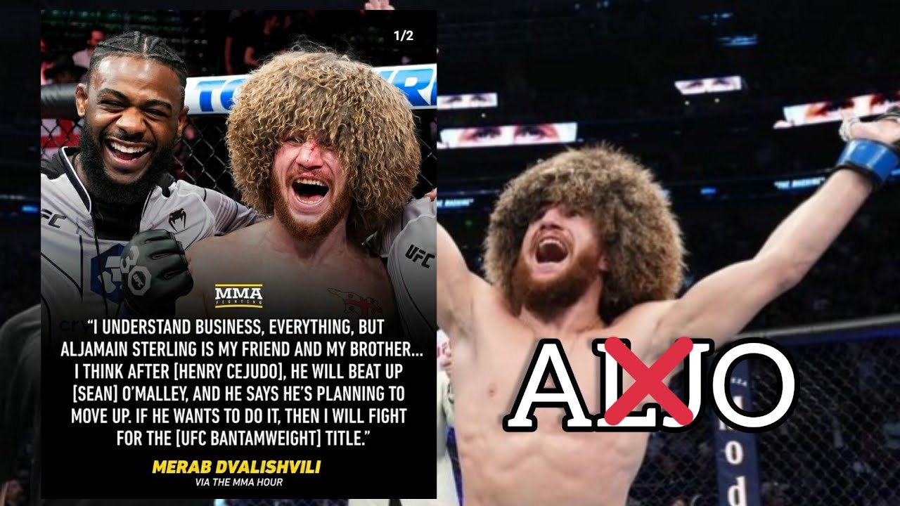 Merab DOESN'T want to fight Aljo due to FRIENDSHIP 👀 - YouTube