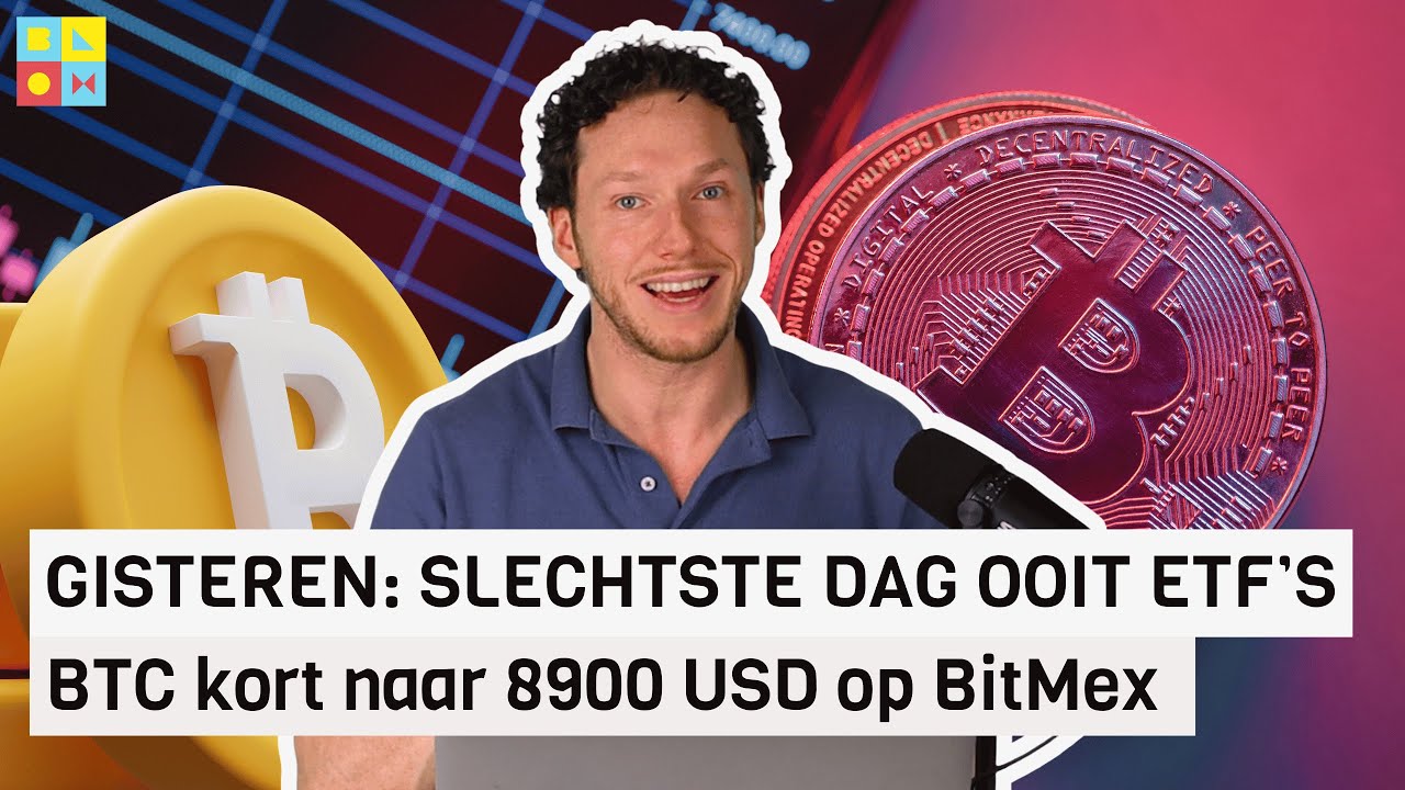 Gisteren: slechtste dag OOIT ETF’s | BTC kort 8900 USD op BitMex | Crypto nieuws vandaag | #1059 ...