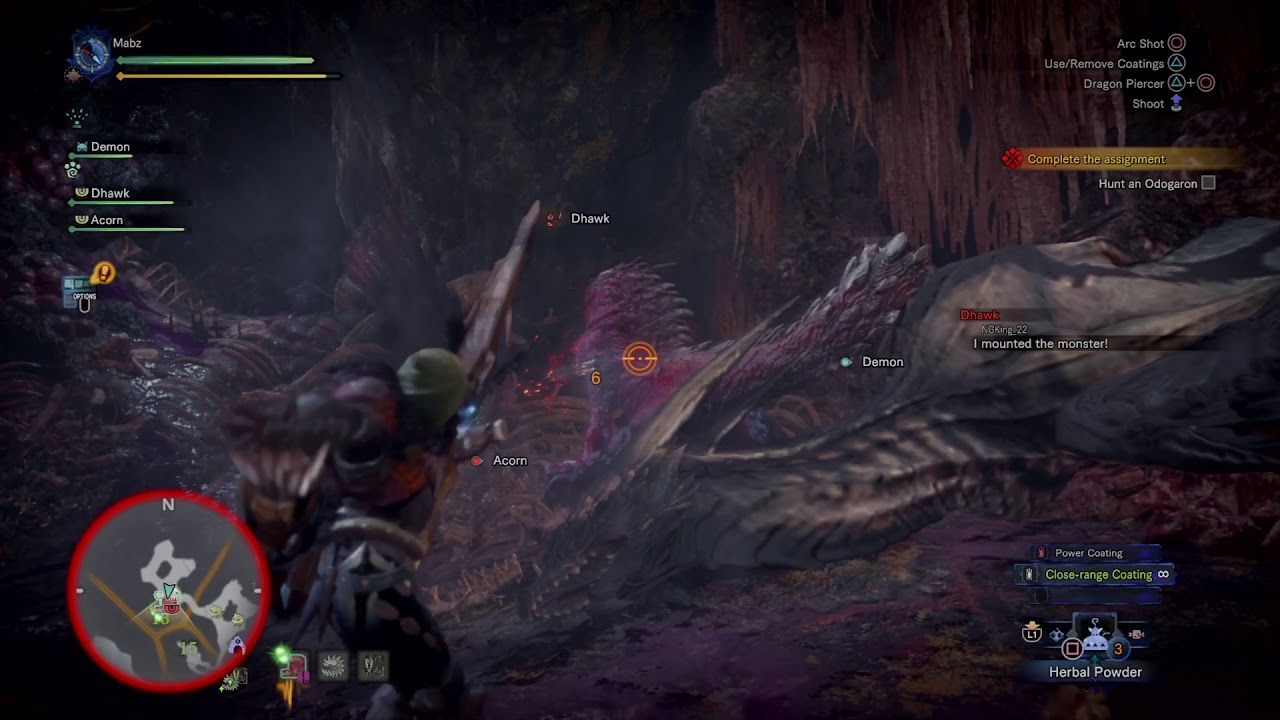 Monster Hunter World: Odogaron Demon Dog - YouTube