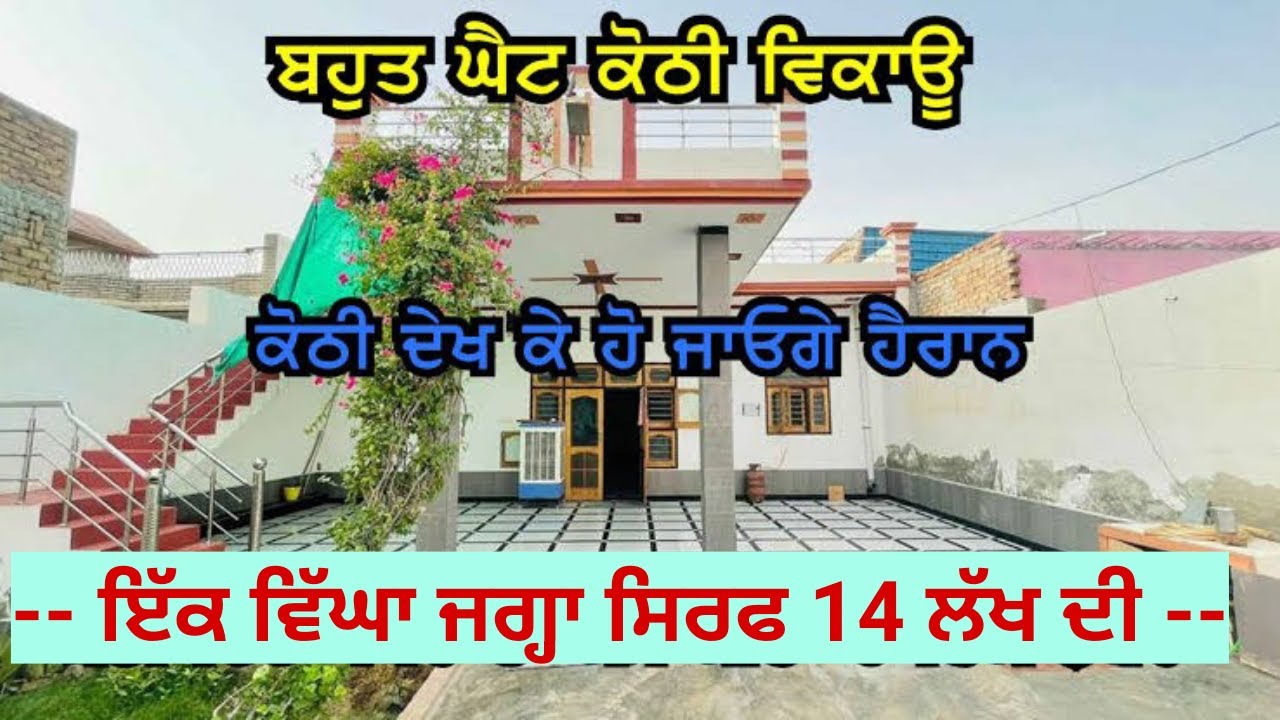 ਇੱਕ ਵਿੱਘਾ 20 ਵਿਸਬੇ ਜਗ੍ਹਾ ਸਿਰਫ 14 ਲੱਖ ਚ || Sandhu Mini Mart HD - YouTube