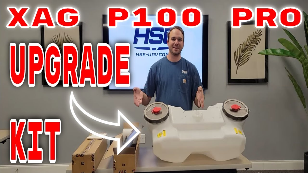 XAG P100 Pro UPGRADE KIT (60L/15.85 gal tank & HD Propellers) - YouTube