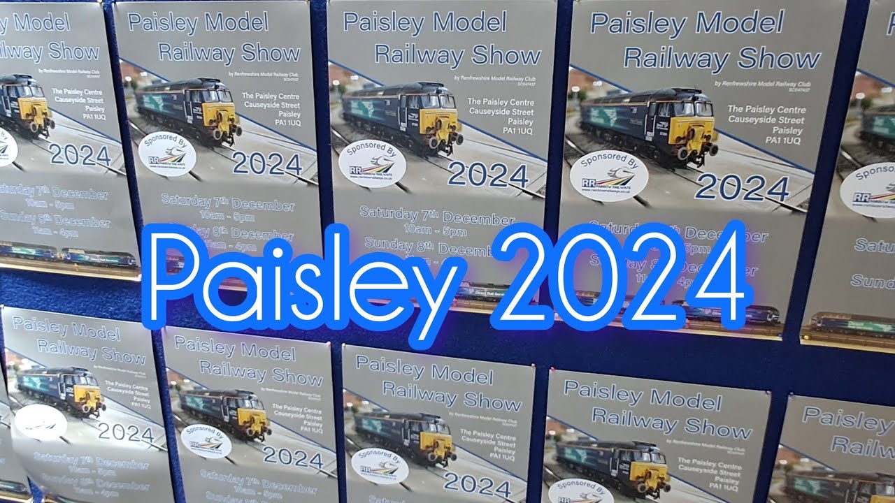 2024 Paisley Model Rail Exhibition highlights - YouTube