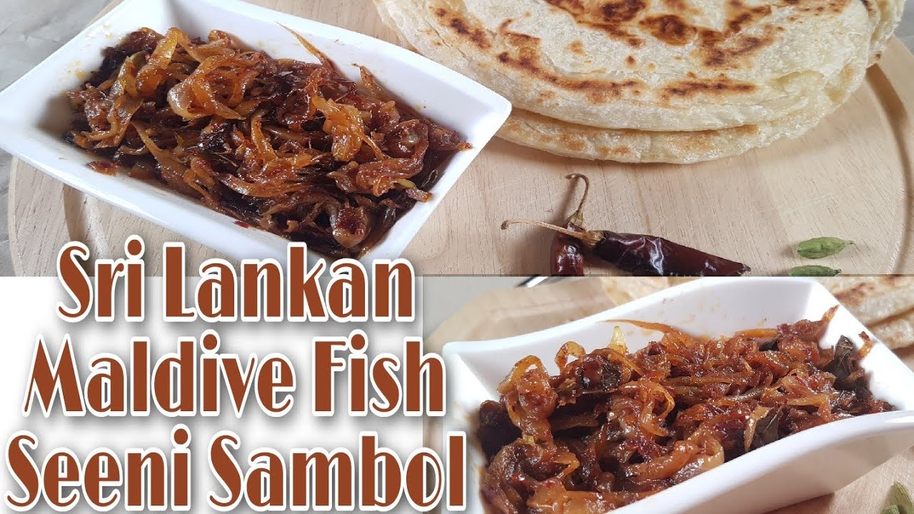 {Eng Sub} Sri Lankan Maldive Fish Seeni Sambol || Caramelized Onions ...