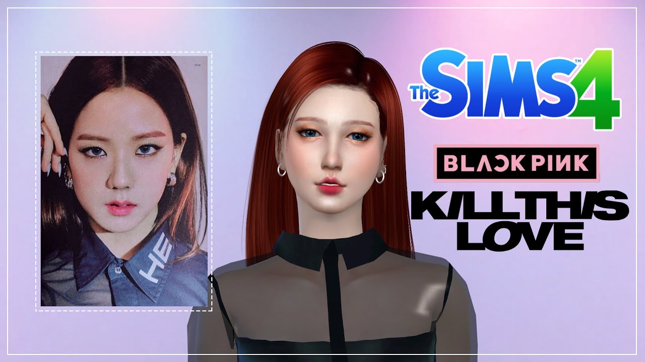 The Sims 4 Cas | JISOO BLACKPINK🖤💗 #11 - YouTube