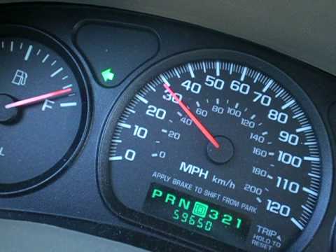 2004 chevy impala 3.4 30-70 - YouTube