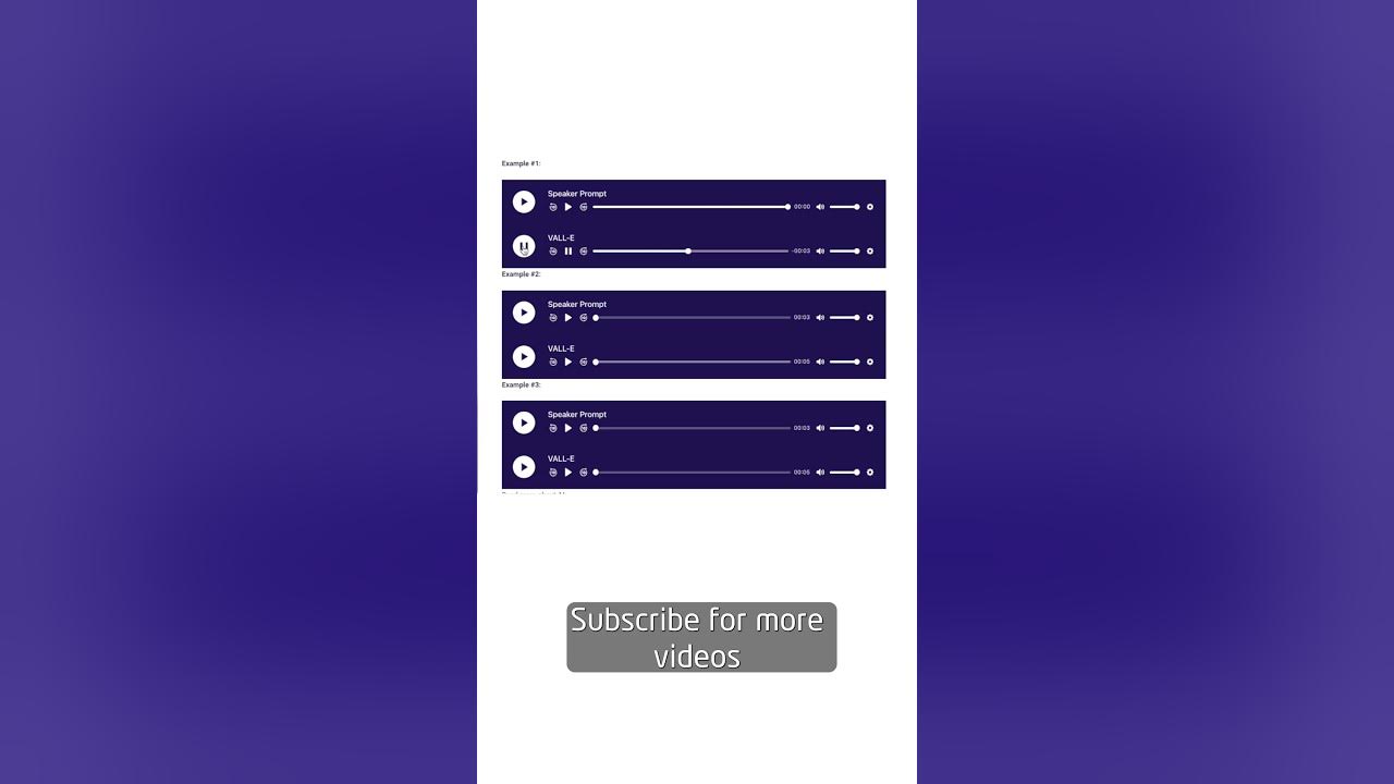 VALL-E Microsoft's new AI Text To Speech - AI Narration - YouTube