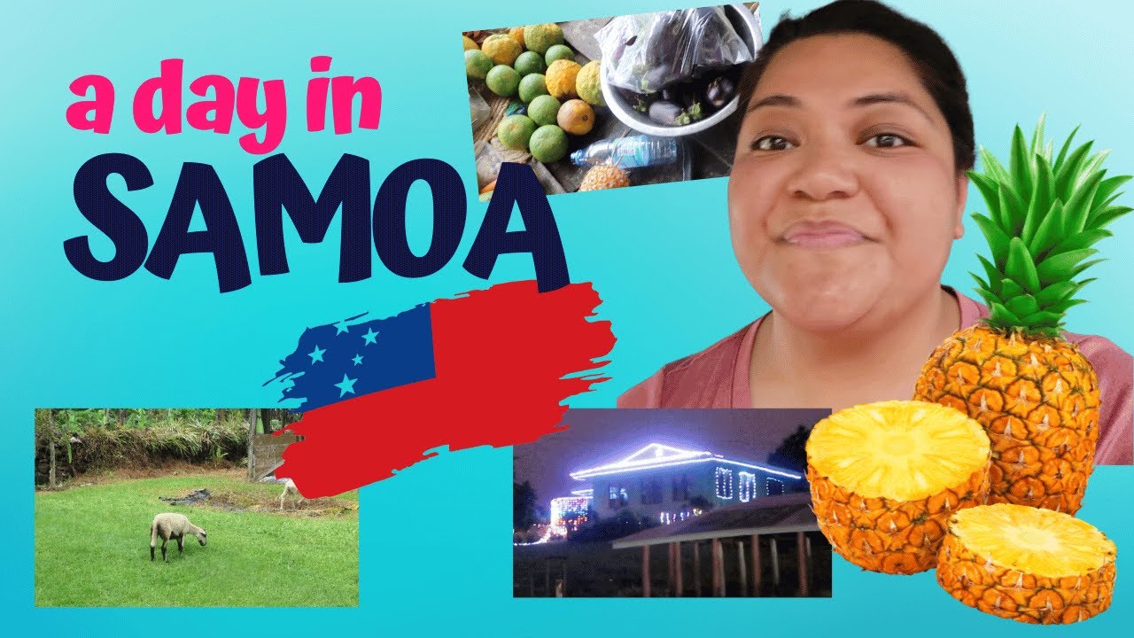 Day 1 in Samoa 🇼🇸 | Farm Tour | Simple Living | Christmas Lights - YouTube