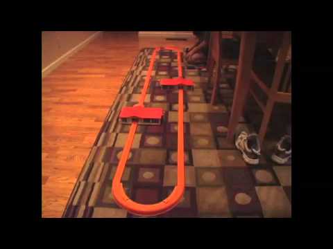 Hot Wheels Redline Oval Track Set in action with Super Chargers - YouTube
