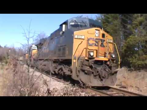 CSX U 402 18 2 19 17 Charlotte Sub SF Line - YouTube