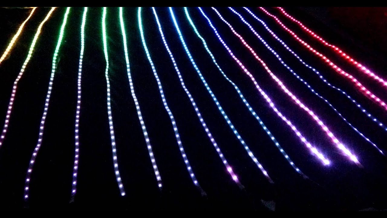 Fadecandy LED project - YouTube