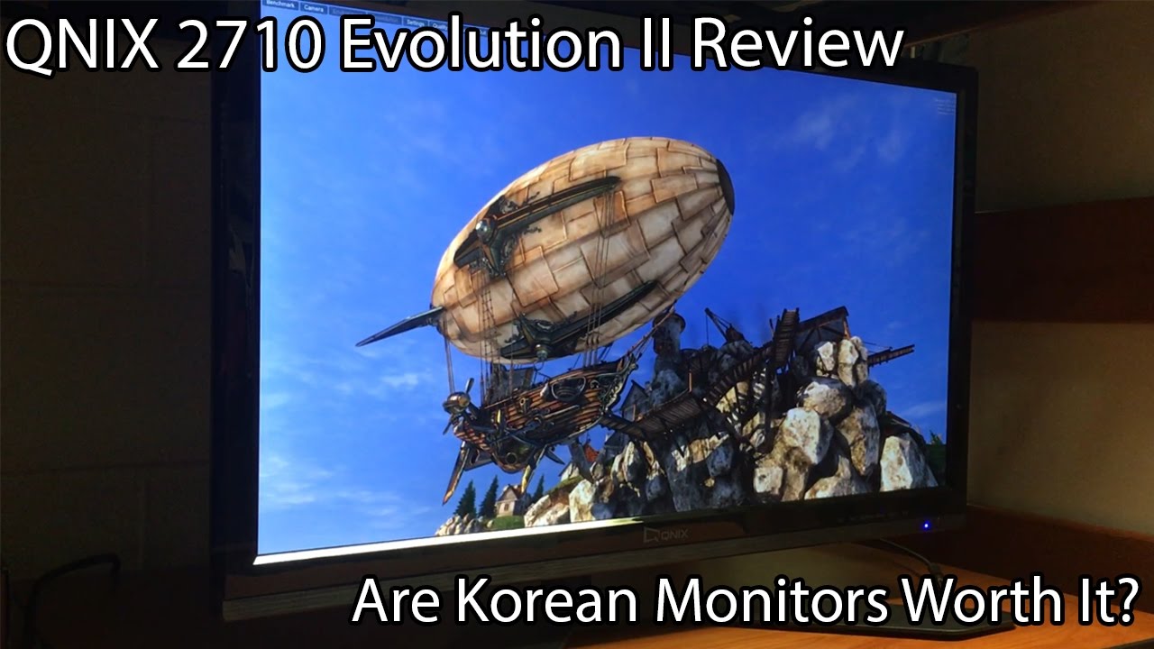 QNIX 2710 Evolution II Review - Are Korean Monitors any Good? - YouTube