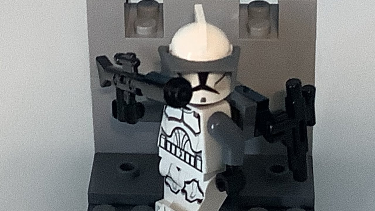 How to Make a Heavy P1 104th Wolfpack Clone Trooper | TheLEGOVerse Customs - YouTube