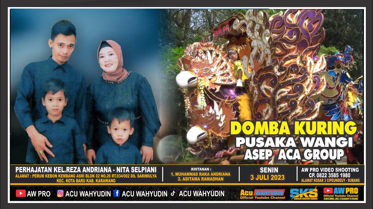 DOMBA KURING - SINGA DANGDUT PUSAKA WANGI ASEP ACA GROUP || SISINGAAN ...