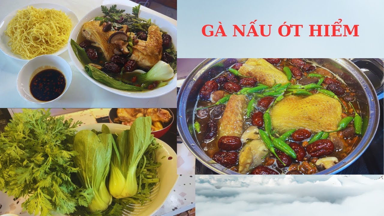 Gà Nấu Ớt Hiểm,Gà Nấu Ớt Xiêm Xanh thơm nồng ớt xanh/Chicken Cooked ...