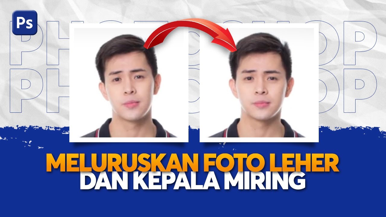 Cara Edit Foto Meluruskan Kepala Miring Youtube