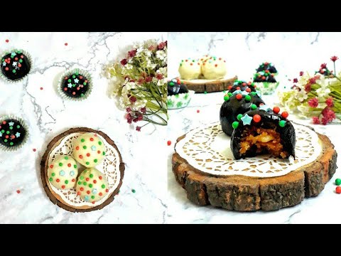 Christmas Cake Truffles / Fruit Cake balls / Leftover Christmas Cake ...
