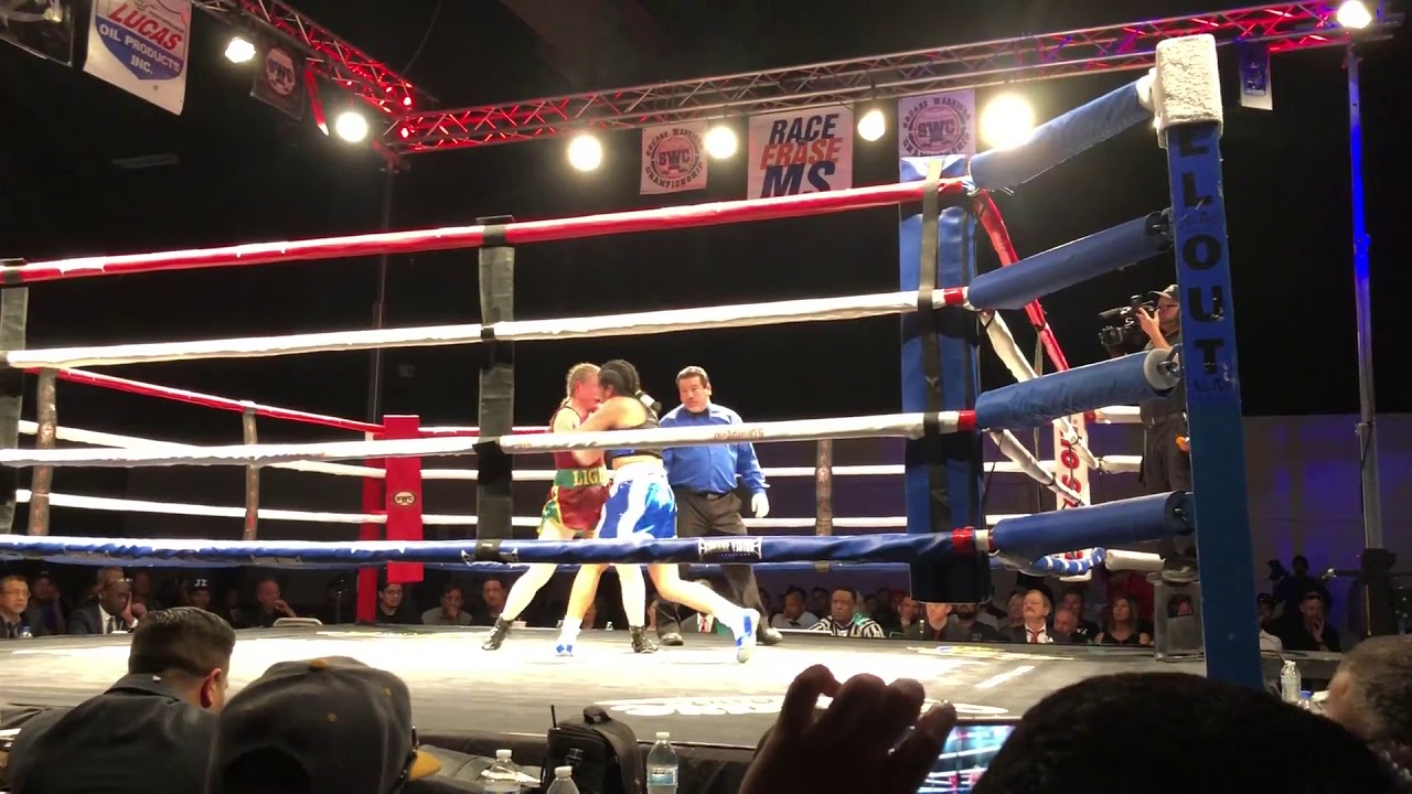 Beki Light vs Iris Contreras Round 3 Pro Boxing - YouTube