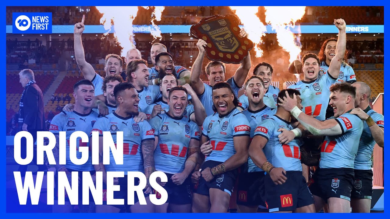 NSW Blues Wins State Of Origin | 10 News First - YouTube